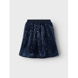 name it Midirock NKFRANTELLA SKIRT mit elastischem Bund, blau