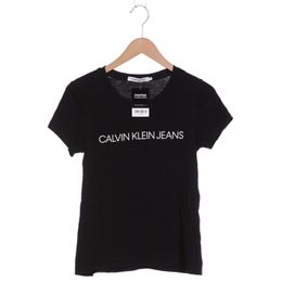 Calvin Klein Jeans Damen T-Shirt, schwarz