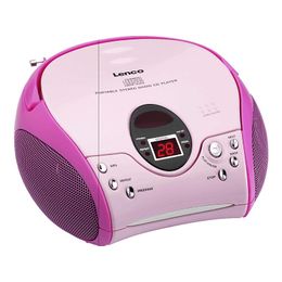 Lenco SCD-24 Radiorecorder, Pink