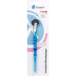 HAGER PHARMA Miradent Mundspiegel beschlagsfrei blau transp. 1 St