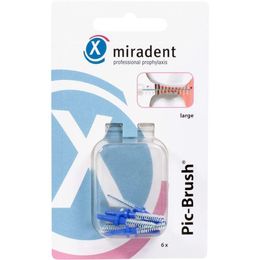 HAGER PHARMA Miradent Interd.Pic-Brush Ersatzb.large blau 6 St