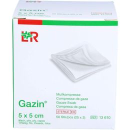 Lohmann & Rauscher Gazin Mullkomp.5x5 cm steril 8fach 25X2 St