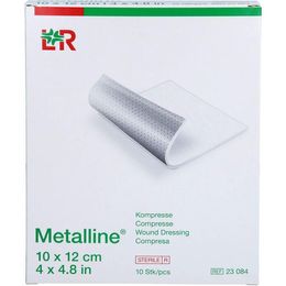 Lohmann & Rauscher Metalline Kompressen 10x12 cm steril 10 St