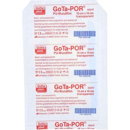 GOTA-POR Pu Wundfilm 15x10 cm steril Pflaster 1 St