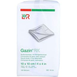 Lohmann & Rauscher Gazin Mullkomp.10x10 cm unsteril 12fach Rk 100 St