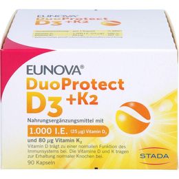 STADA Eunova DuoProtect D3+K2 1000 I.E./80 μg Kapseln 90 St