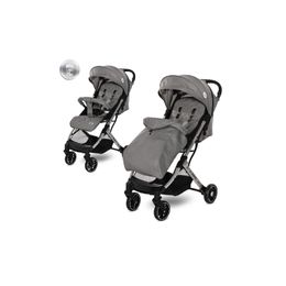 Lorelli Kinderwagen Fiorano faltbar, Ablagekorb, Frontbügel abnehmbar, Bremse grau