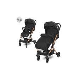 Lorelli Kinderwagen Fiorano faltbar, Ablagekorb, Frontbügel abnehmbar, Bremse schwarz