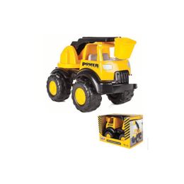 Pilsan Spielzeug LKW 06521 Kranwagen 360º drehbar, Länge 44 cm, ab 3 Jahren gelb