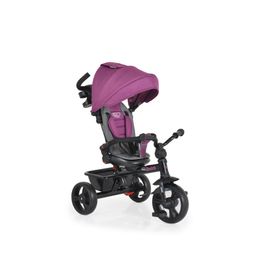 Byox Dreirad Tricycle Quick, Sitz drehbar, EVA-Reifen, Schiebestange, klappbar violett