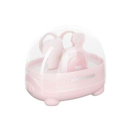 Kikkaboo Baby Maniküre-Set Bär, Nagelschere, Nagelknipser, Nagelfeile, ab Geburt rosa