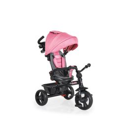 Byox Dreirad Tricycle Quick, Sitz drehbar, EVA-Reifen, Schiebestange, klappbar pink