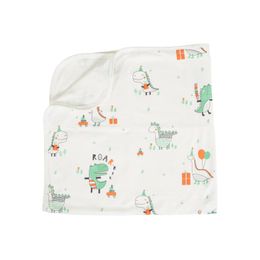 Cangaroo Babydecke Mellow, Größe 85 x 85 cm, Babydecke aus Baumwolle, ab Geburt hellgrün