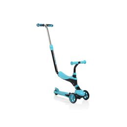 Byox Kinderroller Tristar 3 in 1 Roller Rutscher Schiebestange PU Räder ABEC-5 blau