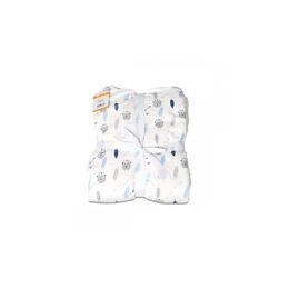 Cangaroo Babydecke Shaggy, Größe 105 x 75 cm, kuschelige Babydecke, ab Geburt blau