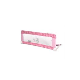 Lorelli Kinder Bettschutzgitter Safety night Größe 127 x 45 cm, faltbar, Tasche rosa pink