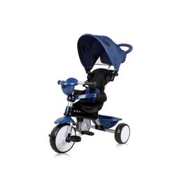 Lorelli Tricycle One 3 in 1 EVA-Reifen Schiebestange Anti-Rutsch Pedale umbaubar blau