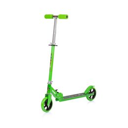 Chipolino Kinderroller Sharky klappbar PU Räder ABEC-7 Lager Bremse verstellbar grün