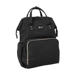 Kikkaboo Wickeltasche Siena, Rucksack, Wickelunterlage, Grifflänge einstellbar black