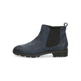 Caprice Leder-Boots in Blau - 37,5