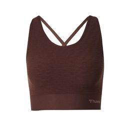 Hummel Sport-BH 'Focus Seamless' Damen Gr&ouml;&szlig;e XL schoko