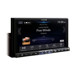 Alpine iLX-705D Wireless Apple CarPlay Androidradio mit 7 Zoll Display Autoradio