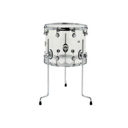 DW Floor Tom,Design Acryl FloorTom 14"x12"