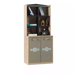 JVmoebel Bücherregal Modern Bücherregal Kinderregal Kindermöbel Grün Holz