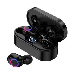 OKWISH Wireless Kopfhörer Headset Ohrhörer Earbuds Bluetooth HiFi Stereo Bluetooth-Kopfhörer (High-Fidelity-Sound