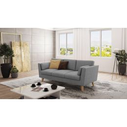 S-Style Möbel 3-Sitzer Sofa Angeles im skandinavischen Design