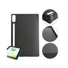 Wigento Tablet-Hülle Für Lenovo Tab P12 12.7 Hülle Tablet Cover Hülle Tasche + Hart Glas
