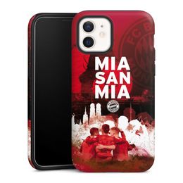 DeinDesign iPhone 12 mini Handy Panzer Handyh&uuml;lle robuste Outdoor H&uuml;lle Schutzh&uuml;lle matt Mia San Mia Fcb Fc Bayern M&uuml;nchen Tough Case