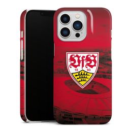 DeinDesign iPhone 13 Pro Handy Premium Case Smartphone Handyh&uuml;lle Schutzh&uuml;lle gl&auml;nzend Vfb Stuttgart Official Licensed Product Stadium Premium Case