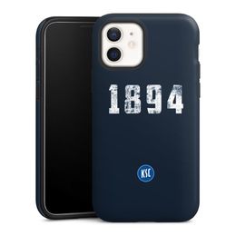 DeinDesign iPhone 12 mini Handy Panzer Handyh&uuml;lle robuste Outdoor H&uuml;lle Schutzh&uuml;lle matt Karlsruher Sc Ksc Bundesliga Tough Case