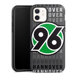 DeinDesign iPhone 12 mini Handy Panzer Handyh&uuml;lle robuste Outdoor H&uuml;lle Schutzh&uuml;lle matt Official Licensed Product H96 Hannover 96 Tough Case
