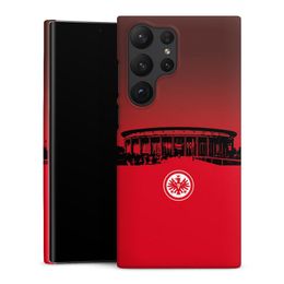 DeinDesign Galaxy S23 Ultra Handy Premium Case Smartphone Handyh&uuml;lle Schutzh&uuml;lle matt Official Licensed Product Eintracht Frankfurt Stadium Premium Case