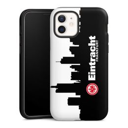 DeinDesign iPhone 12 mini Handy Panzer Handyh&uuml;lle robuste Outdoor H&uuml;lle Schutzh&uuml;lle matt Eintracht Frankfurt Official Licensed Product Sge Tough Case