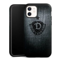 DeinDesign iPhone 12 mini Handy Panzer Handyh&uuml;lle robuste Outdoor H&uuml;lle Schutzh&uuml;lle matt Vintage Sg Dynamo Dresden Official Licensed Product Tough Case