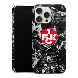 DeinDesign iPhone 15 Pro Max Handy Premium Case Smartphone Handyh&uuml;lle Schutzh&uuml;lle gl&auml;nzend Coat Of Arms 1. Fc Kaiserslautern Muster Premium Case