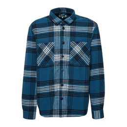 !Solid Button Up Shirt 'Aakon' male Blue size L