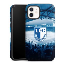 DeinDesign iPhone 12 mini Handy Panzer Handyh&uuml;lle robuste Outdoor H&uuml;lle Schutzh&uuml;lle matt Stadium 1. Fcm 1. Fc Magdeburg Tough Case