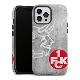 DeinDesign iPhone 13 Pro Max Handy Panzer Handyh&uuml;lle robuste Outdoor H&uuml;lle Schutzh&uuml;lle matt 1. Fck Devil 1. Fc Kaiserslautern Tough Case