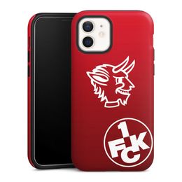 DeinDesign iPhone 12 mini Handy Panzer Handyh&uuml;lle robuste Outdoor H&uuml;lle Schutzh&uuml;lle matt 1. Fc Kaiserslautern Official Licensed Product Devil Tough Case