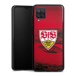 DeinDesign Galaxy A12 Handy Silikon H&uuml;lle Case schwarz Handyh&uuml;lle Vfb Stuttgart Official Licensed Product Stadium