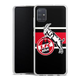 DeinDesign Galaxy A51 Handy Silikon H&uuml;lle Case transparent Handyh&uuml;lle Official Licensed Product 1. Fc K&ouml;ln Logo Silikon Case