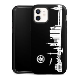 DeinDesign iPhone 12 mini Handy Panzer Handyh&uuml;lle robuste Outdoor H&uuml;lle Schutzh&uuml;lle matt Eintracht Frankfurt Sge Skyline Tough Case