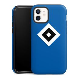 DeinDesign iPhone 12 mini Handy Panzer Handyh&uuml;lle robuste Outdoor H&uuml;lle Schutzh&uuml;lle matt Logo Hsv Hamburger Sv Tough Case