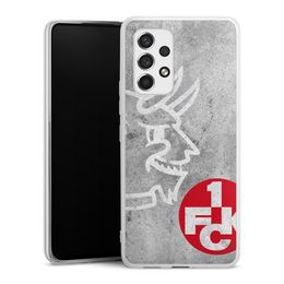 DeinDesign Galaxy A53 5G Handy Silikon H&uuml;lle Case transparent Handyh&uuml;lle 1. Fc Kaiserslautern Devil 1. Fck Silikon Case