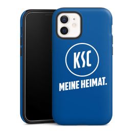 DeinDesign iPhone 12 mini Handy Panzer Handyh&uuml;lle robuste Outdoor H&uuml;lle Schutzh&uuml;lle matt Karlsruher Sc Statement Ksc Tough Case