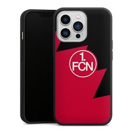 DeinDesign iPhone 13 Pro Handy Premium Silikon H&uuml;lle Handyh&uuml;lle schwarz Case 1. Fcn 1. Fc N&uuml;rnberg Merchandise Silikon Premium Case